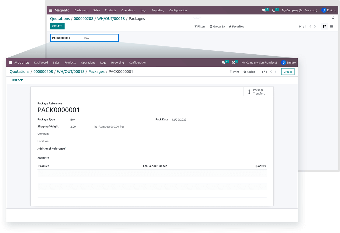 Export Shipment Manually By Clicking On Button From Form View Odoo