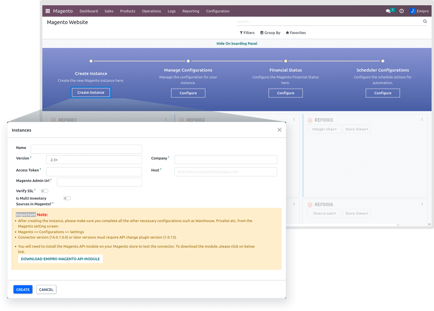 Create And Configure Magento Instance Odoo Magento2 Connector By Emipro