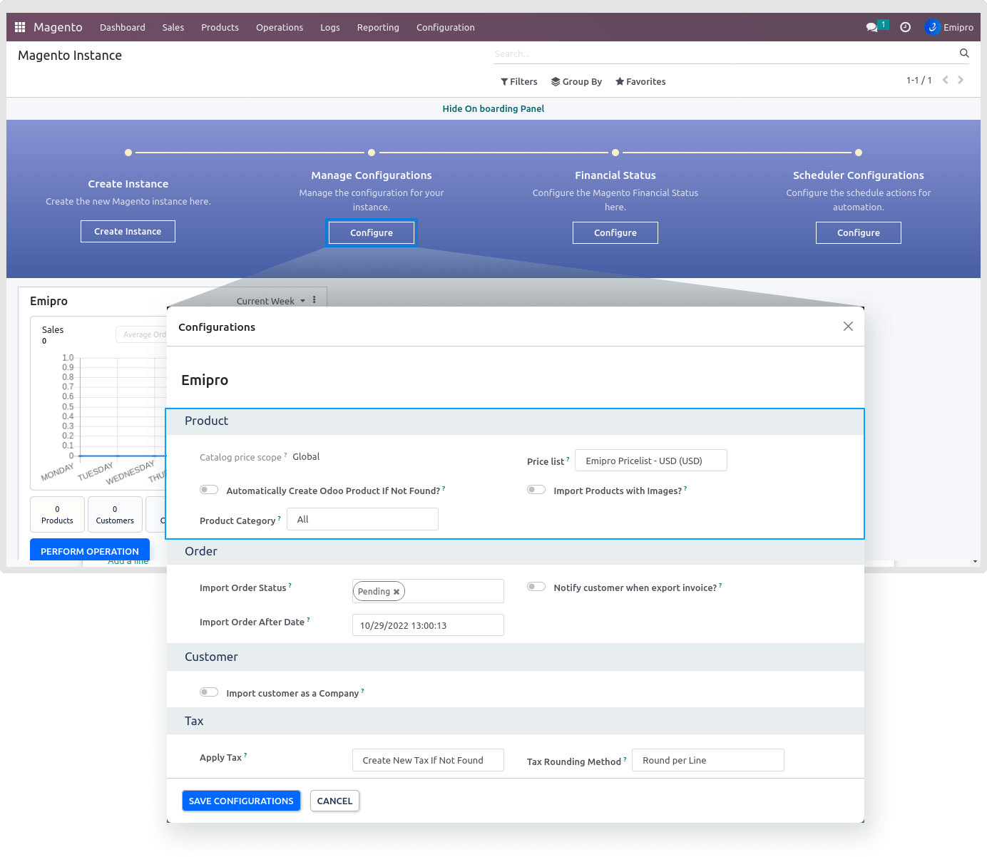 Create And Configure Magento Instance Odoo Magento2 Connector By Emipro