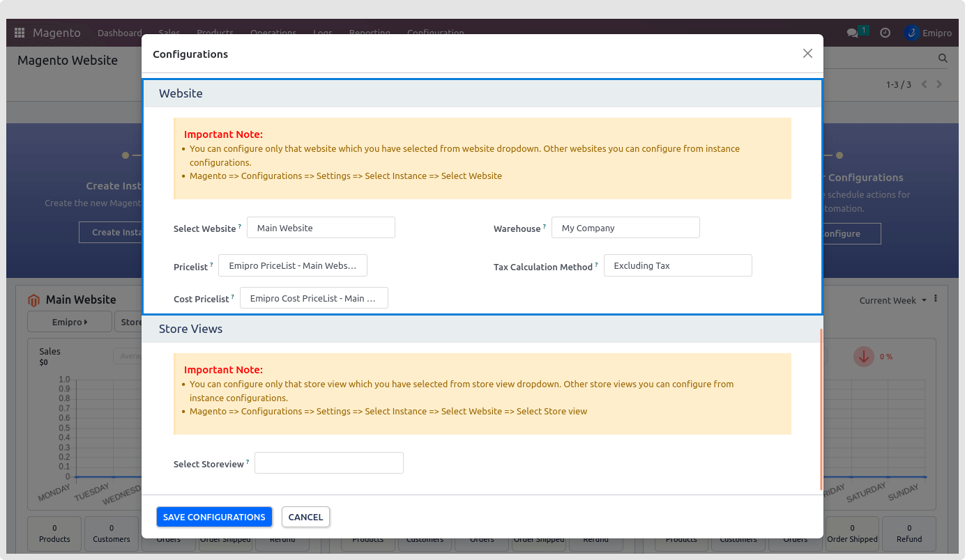 Create And Configure Magento Instance Odoo Magento2 Connector By Emipro