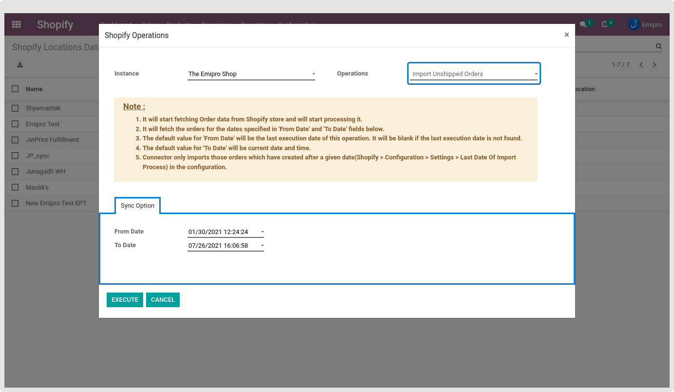 Shopify Odoo Operations Shopify Odoo Connector By Emipro